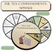 Printable the Ten Commandments Spinner Wheel, Interactive Craft for ...