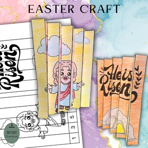 Easter Agamograph Craft| Sunday School Activity for Kids| Instant ...