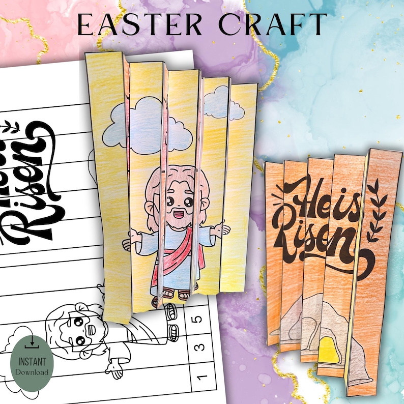 Easter Agamograph Craft| Sunday School Activity for Kids| Instant ...