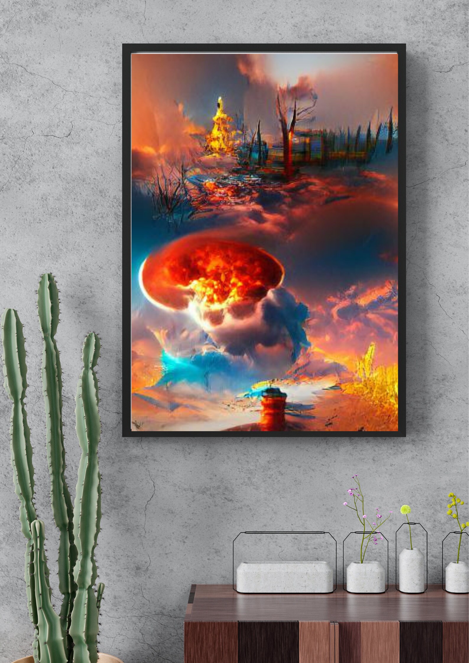 Explosion of Colours Printable Poster in Two Formats Both is - Etsy Canada