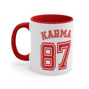 KARMA 87. Homage to the Swift Kelce Matchup. Perfect Gift for Swifties ...