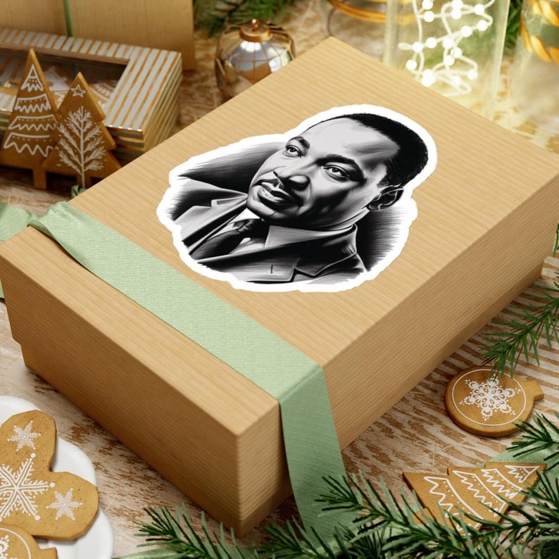 Martin Luther King Jr. Kiss-cut Stickers, Motivational Decals for ...