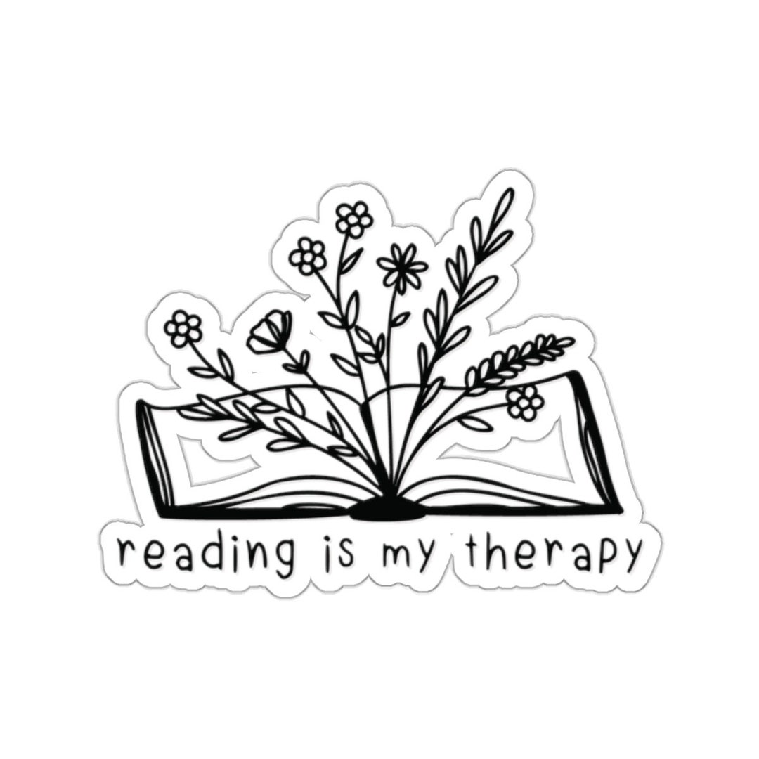 Reading is My Therapy Colleen Hoover Fanclub Sticker COHO It Ends With ...