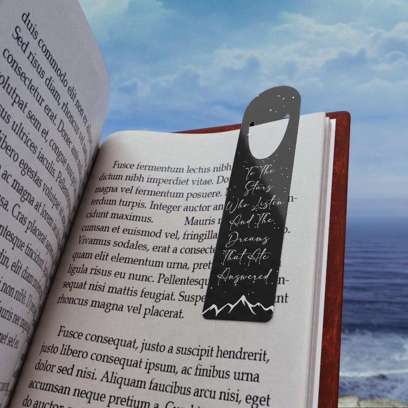 Dreamy Night Sky Bookmark to the Stars That Listen Inspirational ...