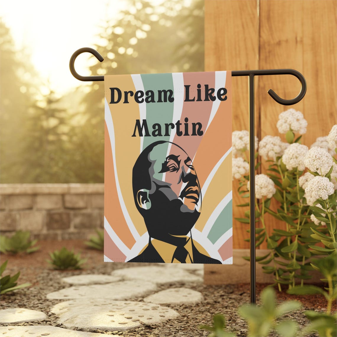 MLK Garden Banner - Dream Like Martin, Outdoor Decor, Home and Garden ...