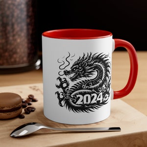 Year of the Dragon 2024 Chinese New Year Coffee Mug, 11oz - Etsy
