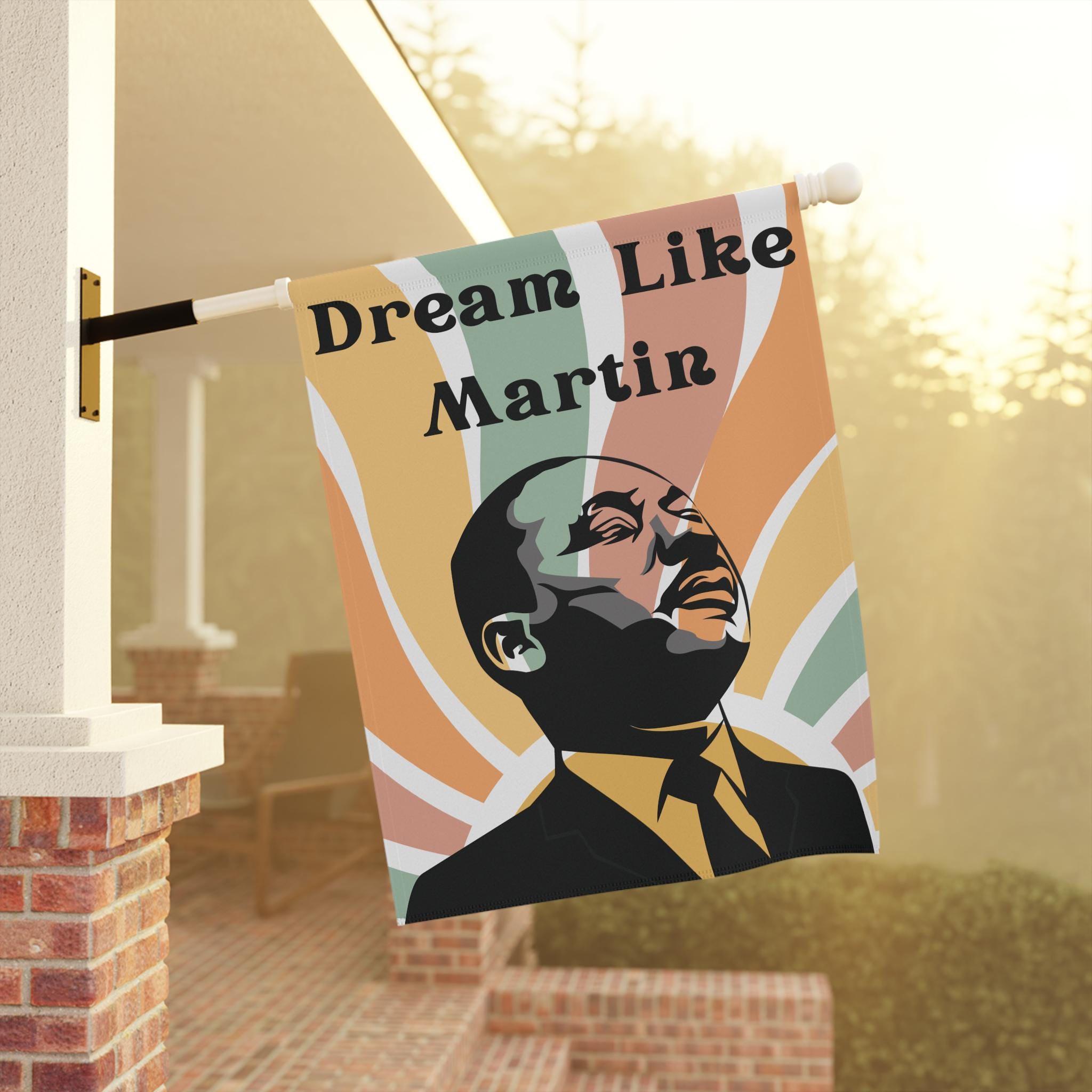 MLK Garden Banner - Dream Like Martin, Outdoor Decor, Home and Garden ...