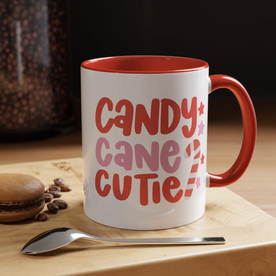 Candy Cane Cutie Mug Festive Holiday Coffee Cup, Cute Gift for ...