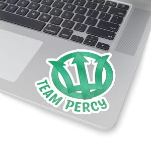 Team Percy Kiss-cut Stickers, Book Inspired Decal, Mythology Fan Gift ...