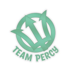 Team Percy Kiss-cut Stickers, Book Inspired Decal, Mythology Fan Gift ...