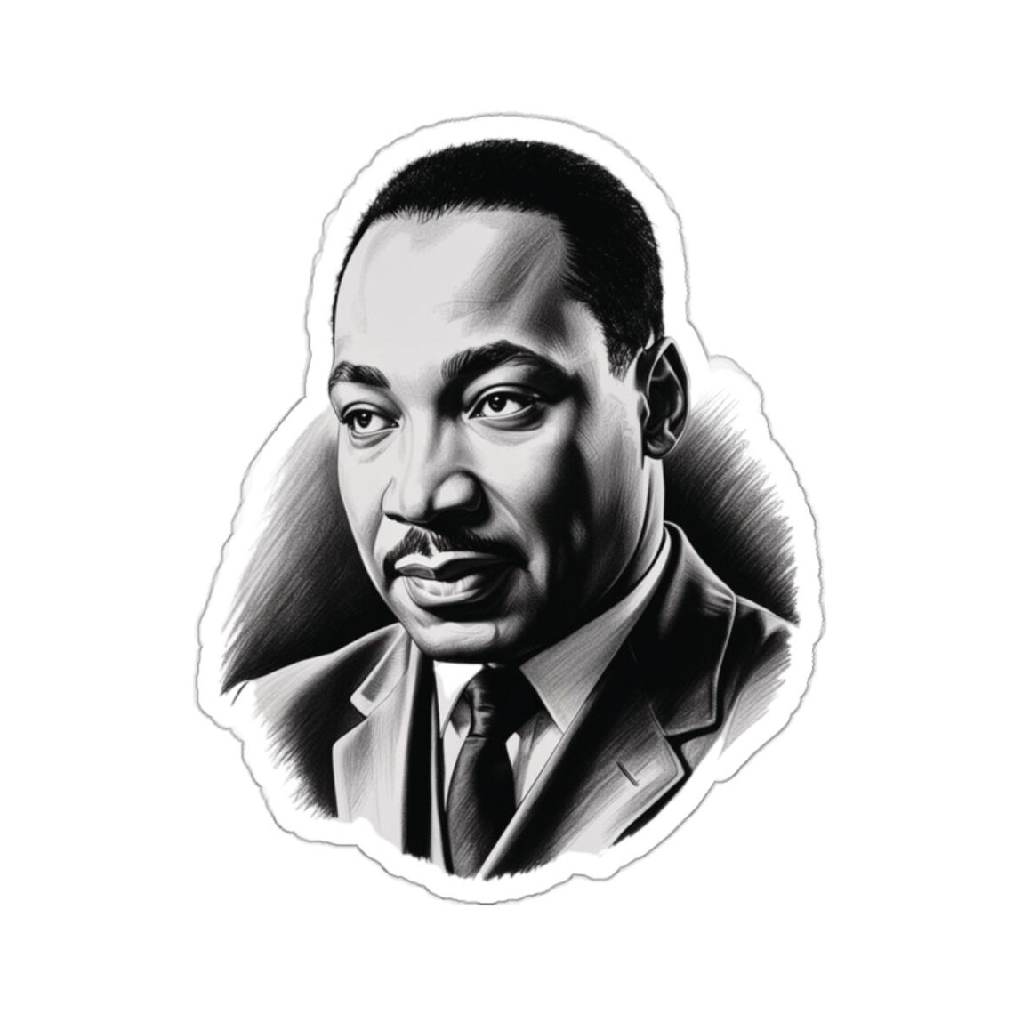 Martin Luther King Jr. Kiss-cut Stickers, Motivational Decals for ...