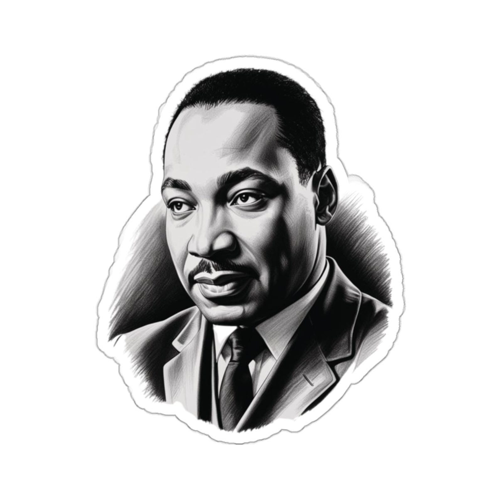 Martin Luther King Jr. Kiss-cut Stickers, Motivational Decals for ...