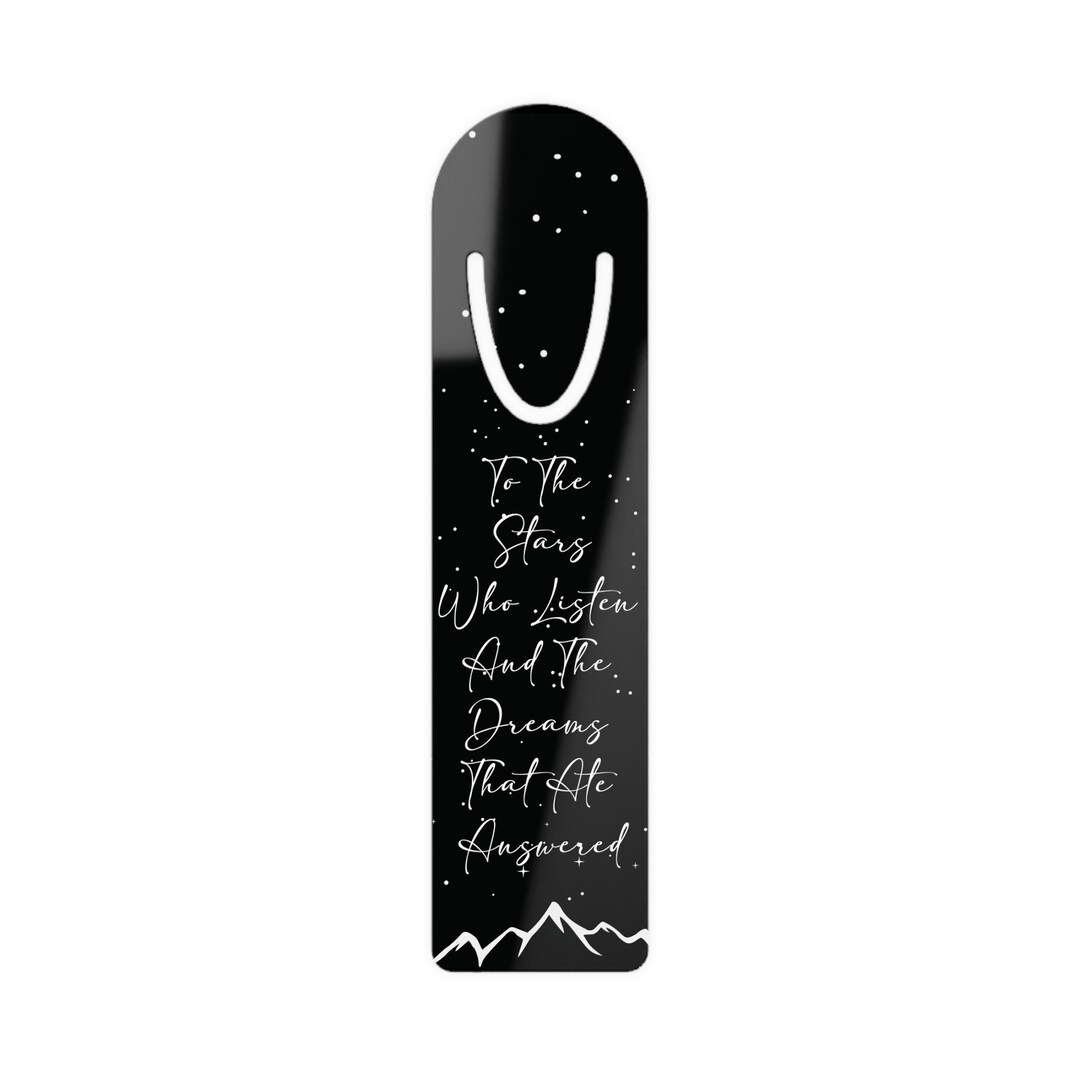 Dreamy Night Sky Bookmark to the Stars That Listen Inspirational ...