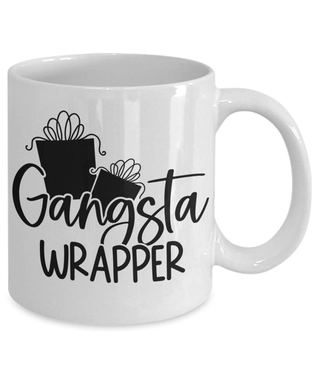 Gangsta Wrapper Funny Christmas Mug Gift - Etsy