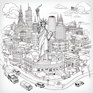 Coloring Book World Cities Vol. 1 - Etsy