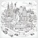 Coloring Book World Cities Vol. 1 - Etsy