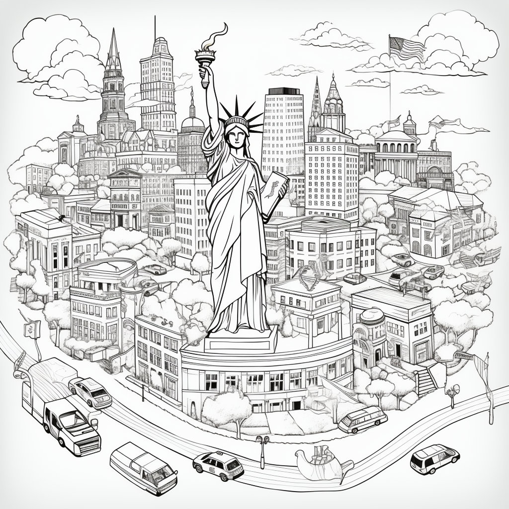 Coloring Book World Cities Vol. 1 - Etsy