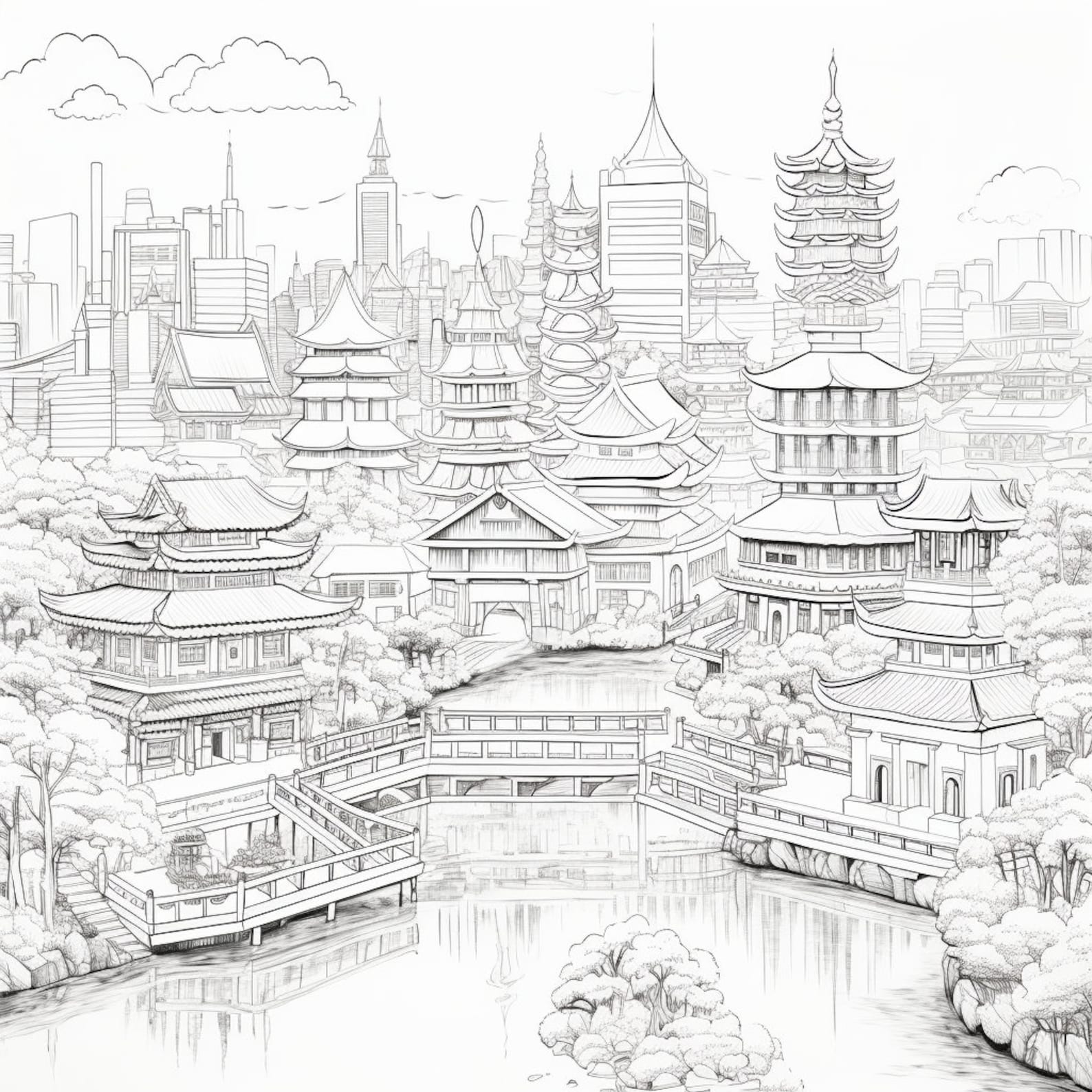 Coloring Book World Cities Vol. 1 - Etsy