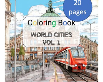 Coloring Book World Sports Vol. 1 - Etsy