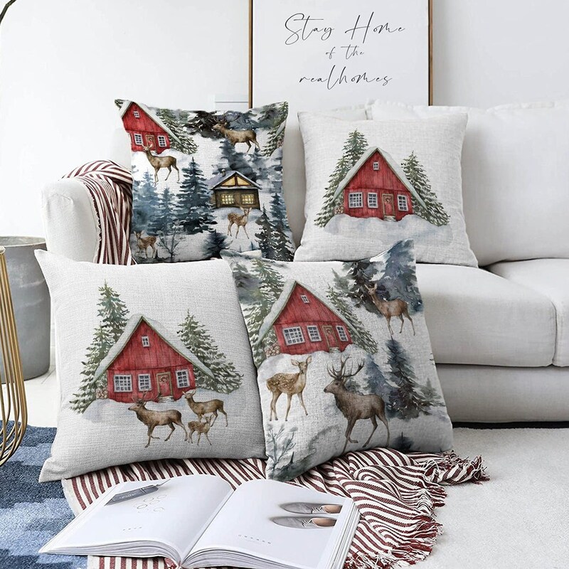 Winter Pillows - Etsy