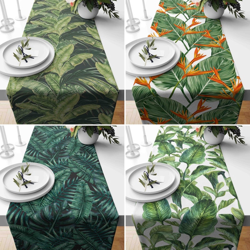 Leaf Table Runner - Etsy