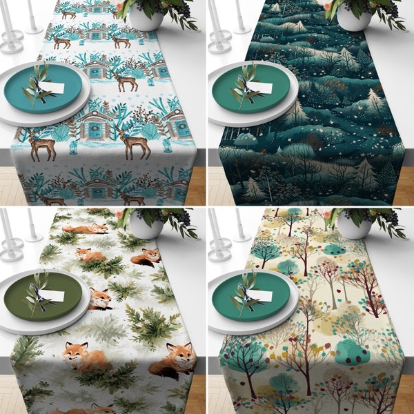 Winter Table Runner - Etsy