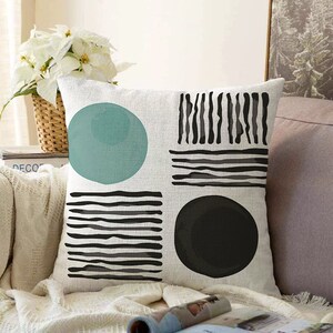 Abstract Pillow Covers, Boho Cushion Cover Set, Abstract Pillowcase ...