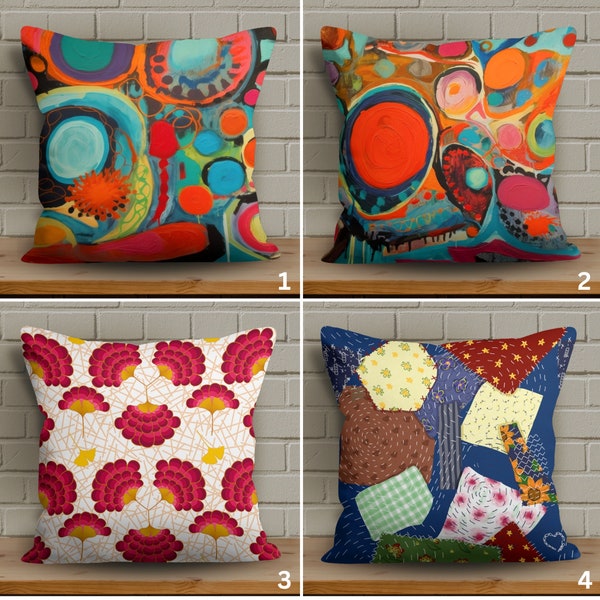 Contemporary Cushion - Etsy UK