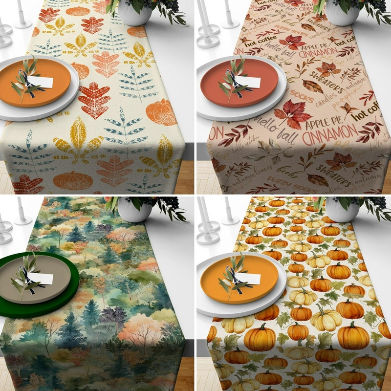 Table Runner Fall - Etsy