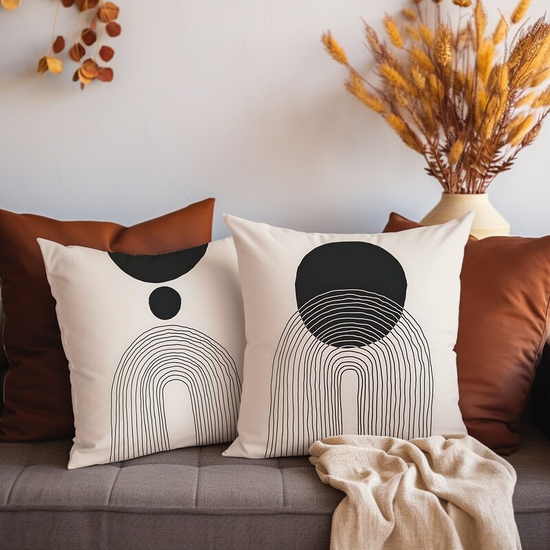 Minimalist Pillow - Etsy