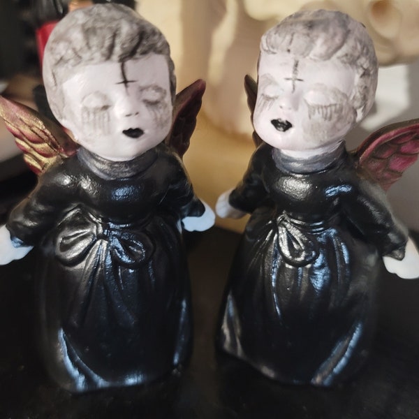 Angel Devil Figurine - Etsy
