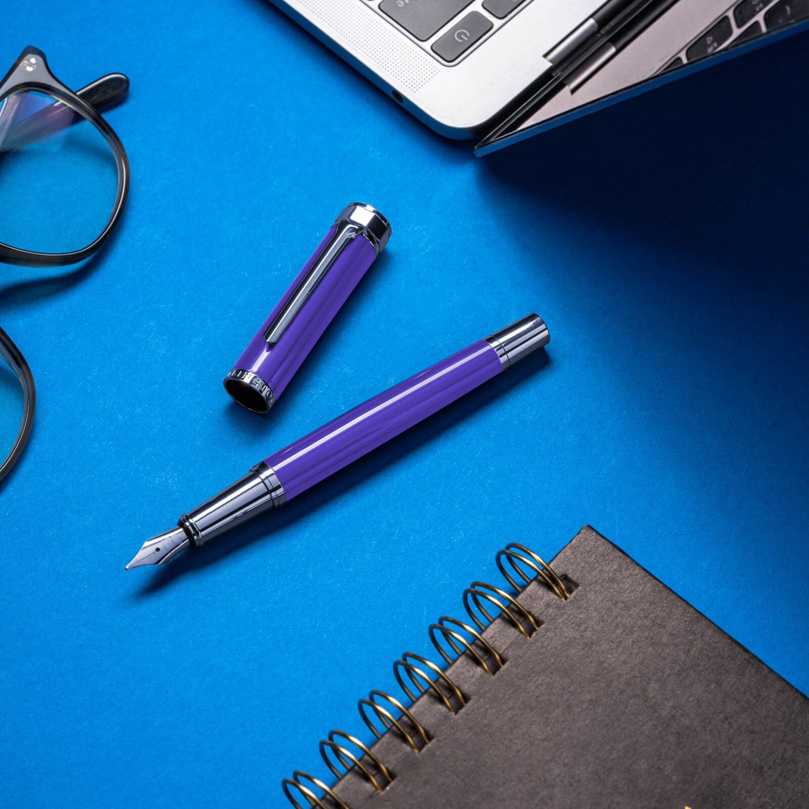 Ellington Pens Purple Haze Luxury Fountain Pen 3 Smooth Nib Size ...