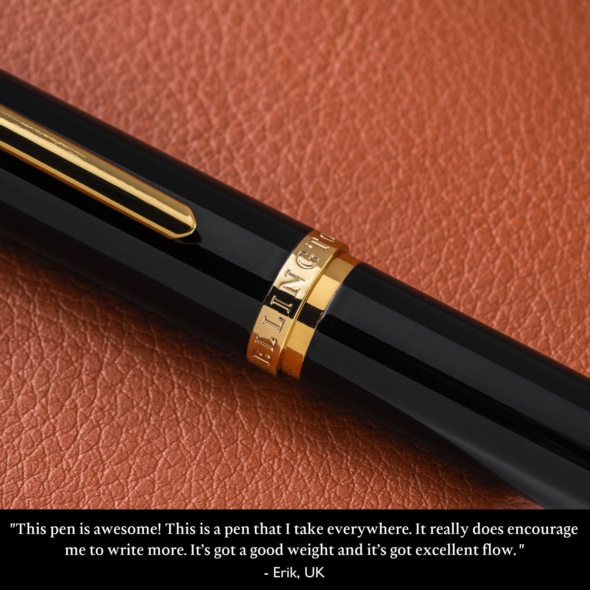 Ellington Pens Noble Heritage Luxury Fountain Pen 3 Smooth Nib Size ...