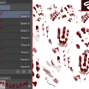 Anime Blood Brush Set for Clip Studio Paint (CSP) - Etsy