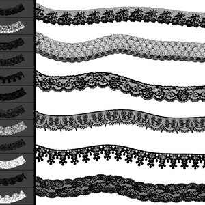 Clip Studio Paint Lace Brush Pack: Anime Art Brushes (digital Download ...