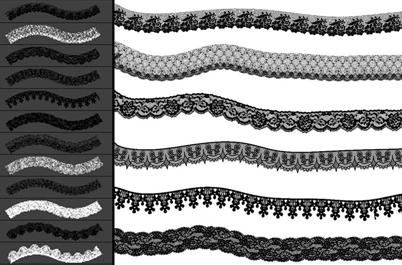 Clip Studio Paint Digital Brush Clip Studio Paint Lace - Etsy