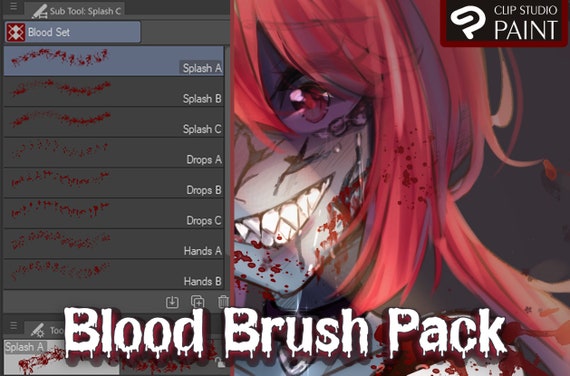 Anime Blood Splatter
