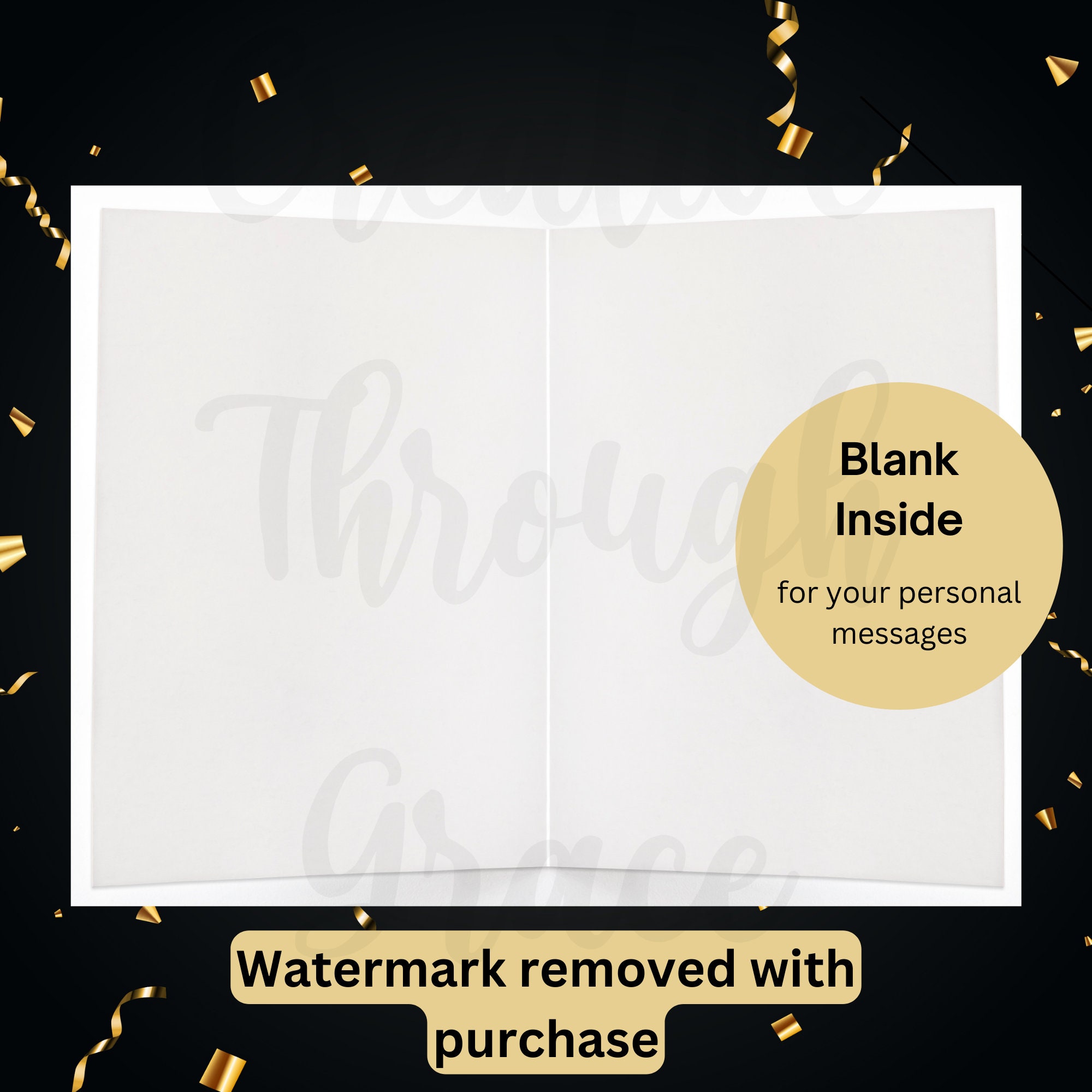 Printable Graduation Card, Class of 2024, Congrats Graduate, Folding ...