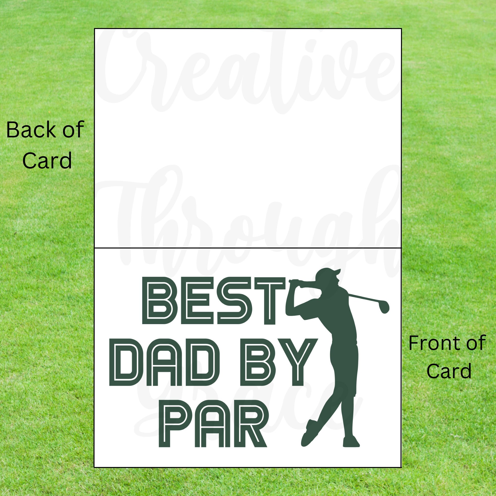 Best Dad by Par Card, Father's Day Card, Birthday Card for Dad, Gift ...