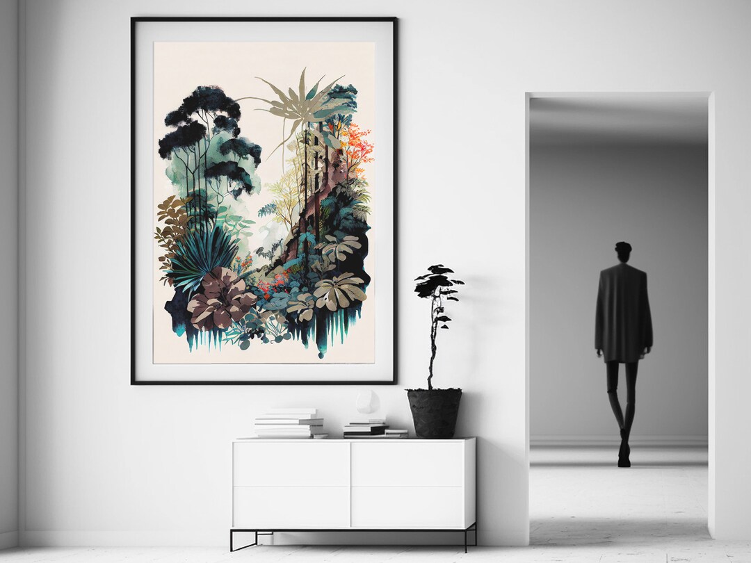 Original Art Combining Ai & Algorithms printable poster Digital ...
