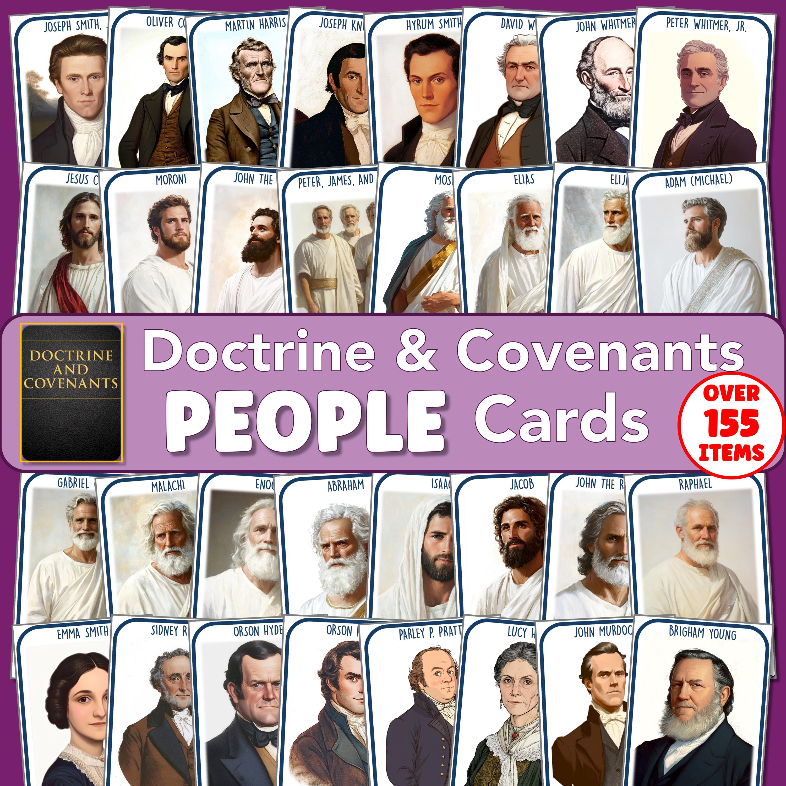 LDS D&C People Cards, 3 Sizes, Digital Download, Printable, Primary ...