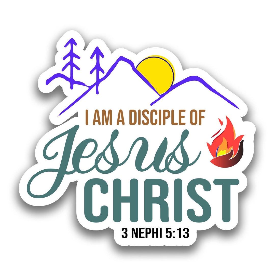 LDS 11 2024 Youth Theme i Am a Disciple of Jesus Christ ONE DECAL ...