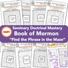 Fun MAZES 24 Full Page 2024 Doctrinal Mastery Book of Mormon Printable ...