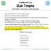 Set #1 LDS Utah Temples, WITH Borders, 7 Coloring Pages, Full-page Hand ...