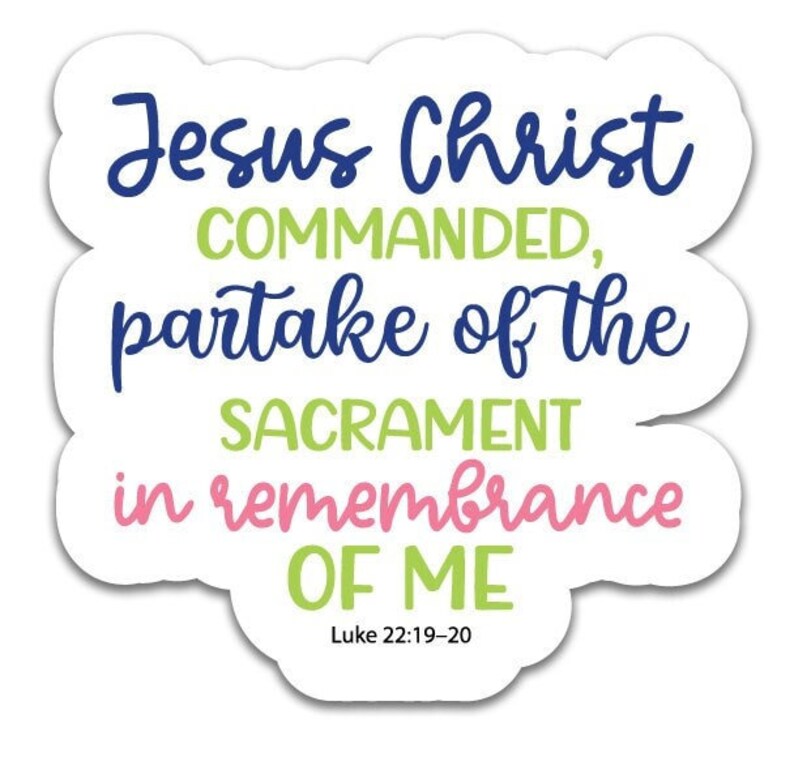 LDS 6 New Testament Seminary Doctrinal Mastery ONE STICKER Scriptures ...