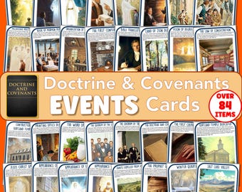 LDS D&C People Cards, 3 Sizes, Digital Download, Printable, Primary Days, YM/YW, Seminary ...