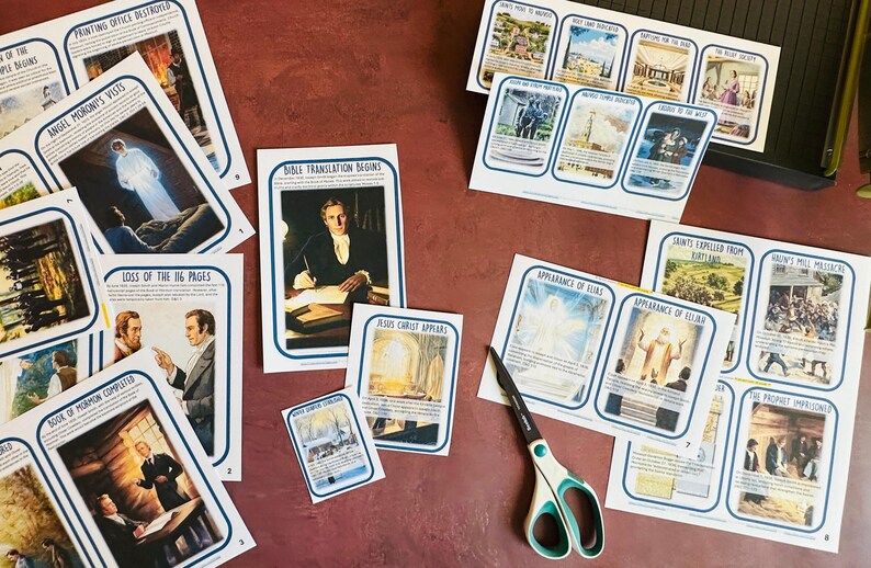 LDS D&C Events Cards, 3 Sizes, Digital Download, Printable, Primary ...