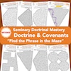 LDS Doctrine and Covenants, Seminary Doctrinal Mastery Scripture ...