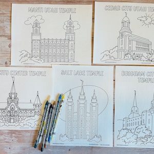 LDS Pioneer Day Coloring Pages, "mormon" Pioneers, Full-page Hand-drawn ...