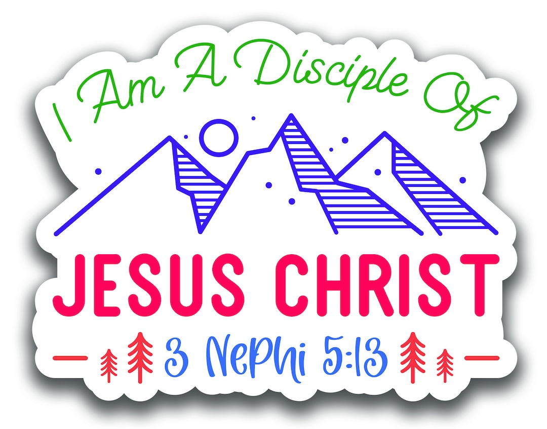 LDS 9 2024 Youth Theme i Am a Disciple of Jesus Christ ONE DECAL ...